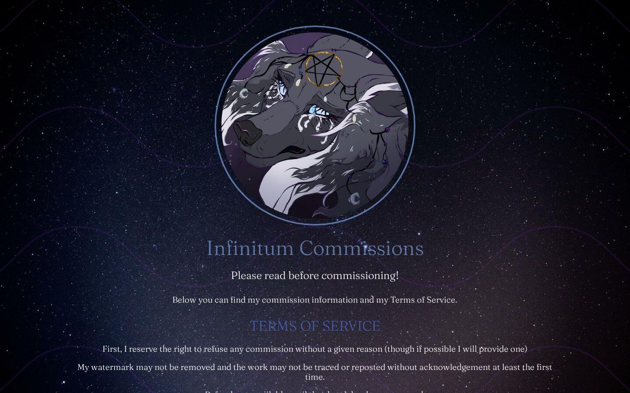 Infinitum commissions